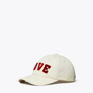 Tory Burch Love Cap In New Ivory/Winetasting/Canary Red - 28% Off